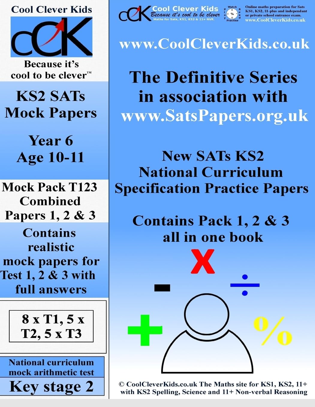 SATs KS2 Year 6 Maths Practice Test 1, 2 & 3 Combined Pack: Volume 1 ...
