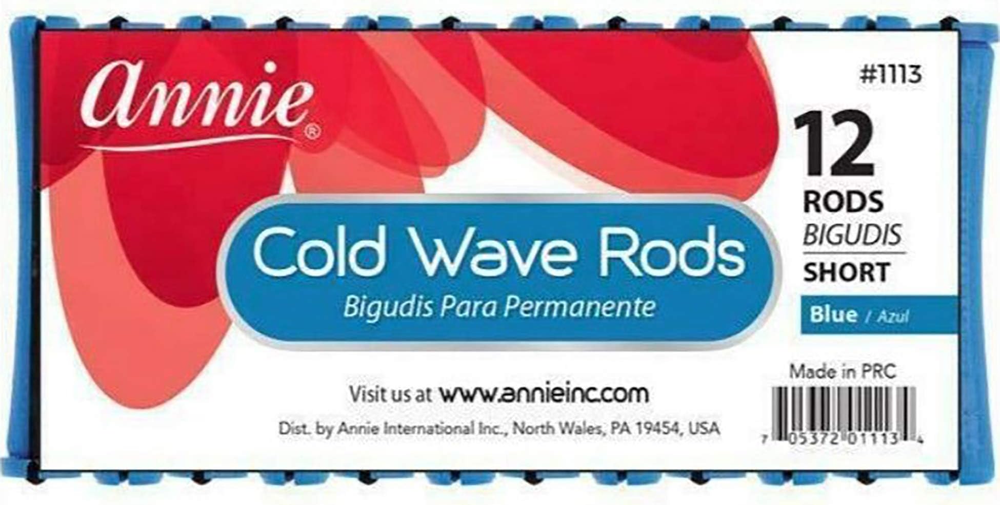 Amazon.com : Annie Short Cold Wave Rods with Rubber Band for Hair ...