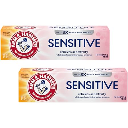 Amazon.com : Arm Hammer Sensitive Orajel Enamel Strengthening ...