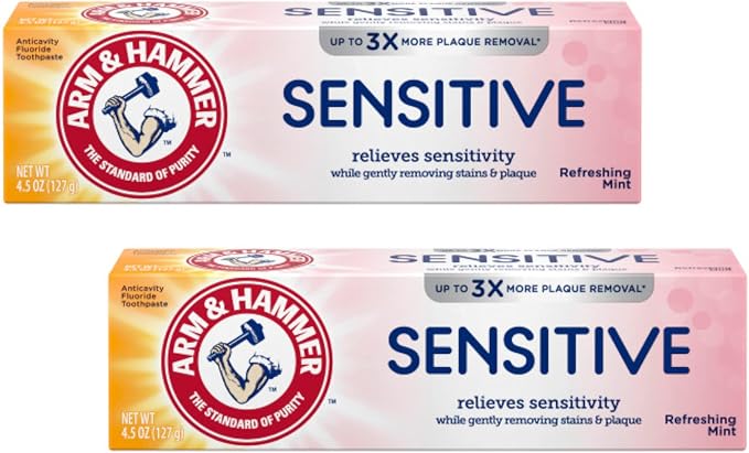 Amazon.com: Arm & Hammer Sensitive Teeth and Gum, Sensitive, Refreshing ...