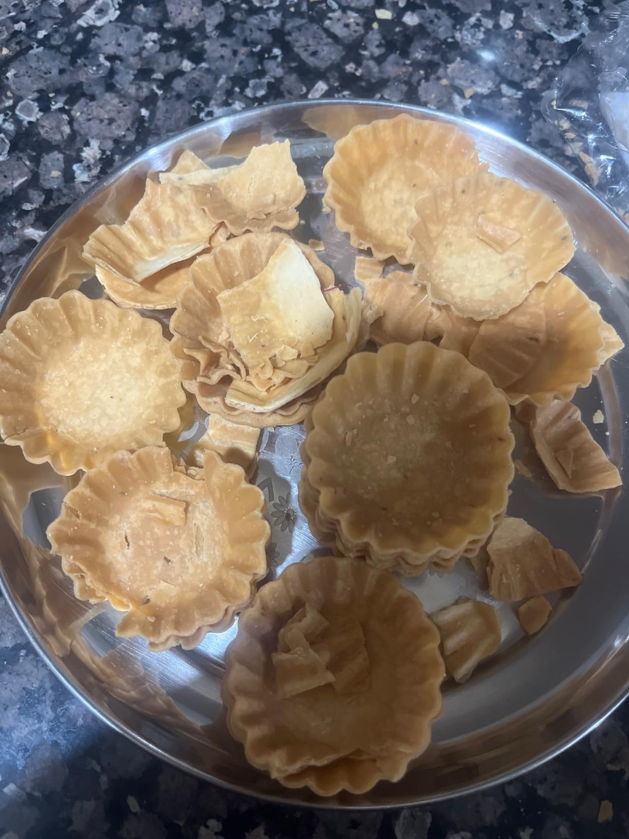 GODKA Basket Chat Puri/Katori Chat Puri/Fried Delhi Chat Puri/Chaat ...