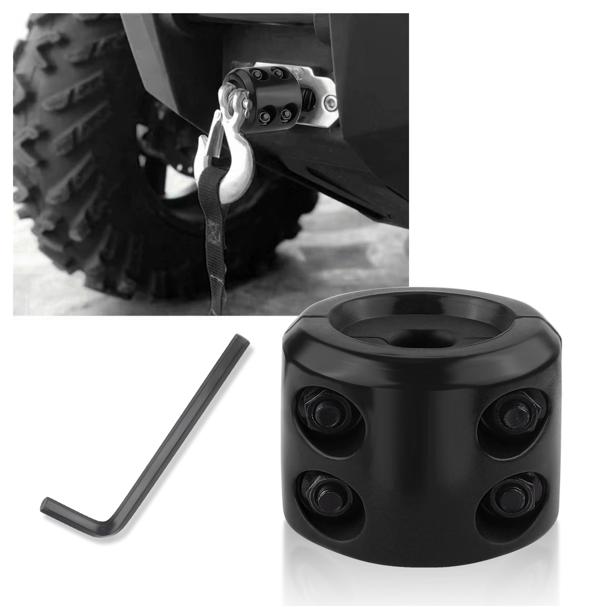 Snapklik.com : Rubber Winch Stopper For Cable & Synthetic Rope,Colorful ...
