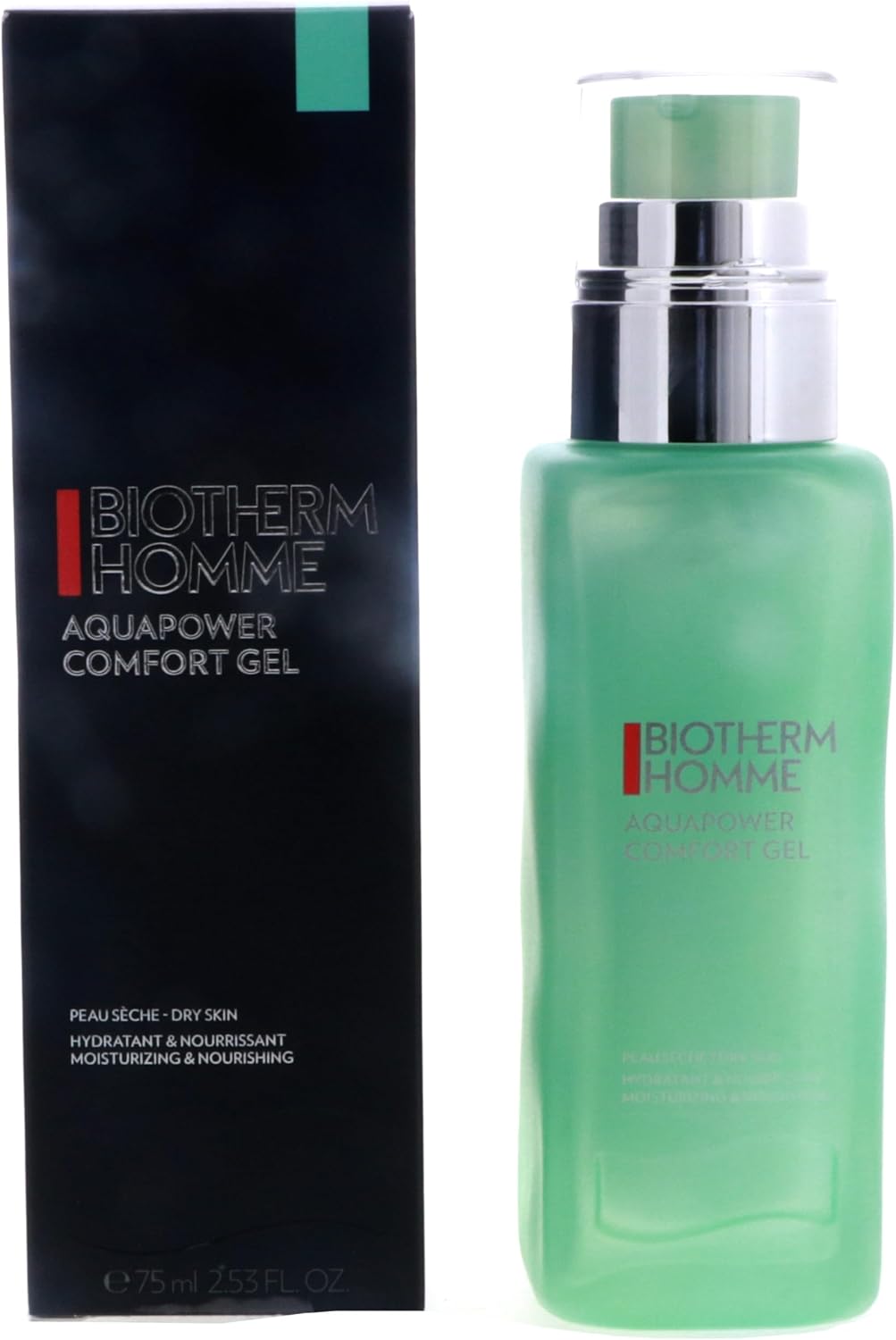 Amazon.com: Biotherm Homme Homme Aquapower ( Dry Skin ) 2.53oz/75ml 2 ...