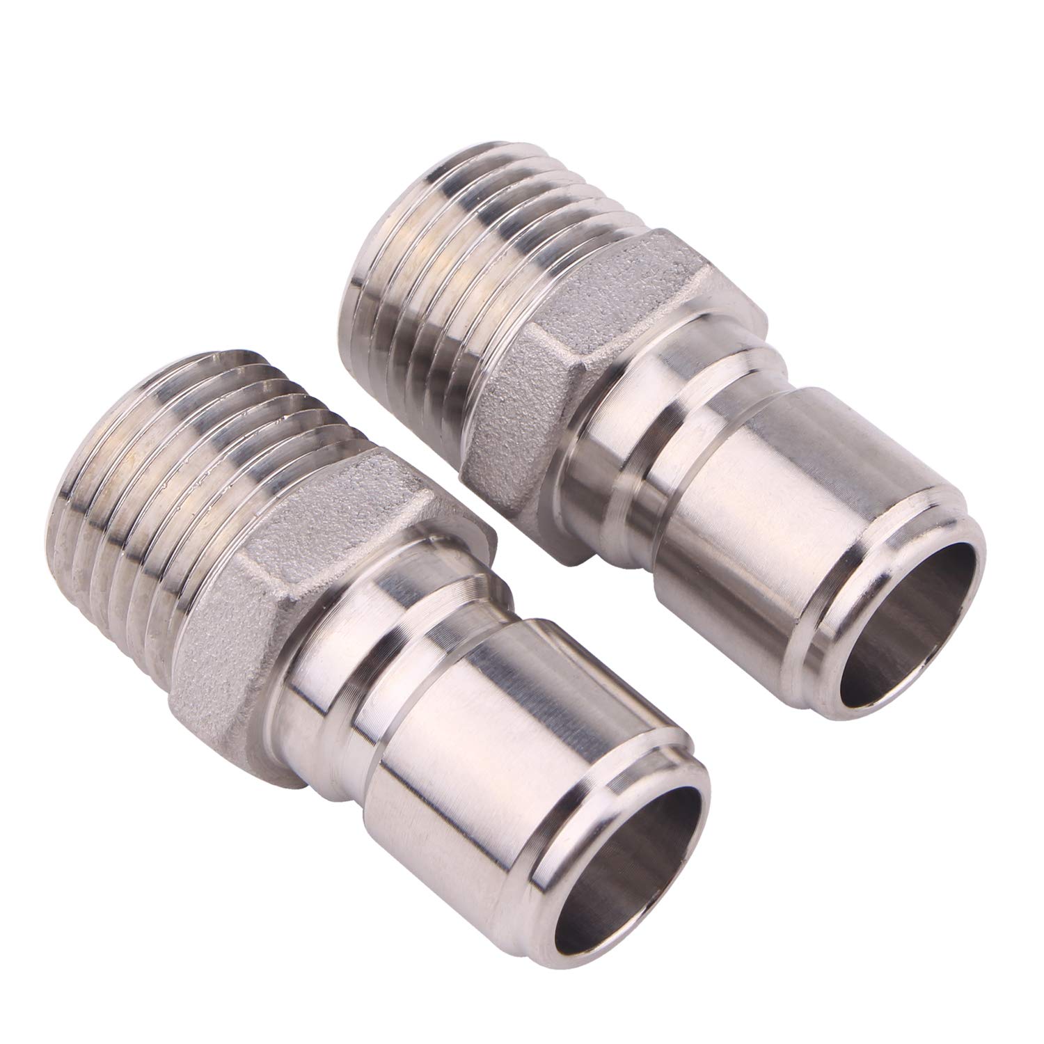 Snapklik.com : Stainless Steel Male Quick Disconnect MPT 1/2 ...