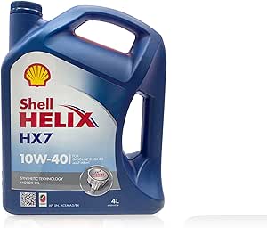 Shell Helix HX7 10W-40 (4L) for gasoline, diesel and gas engines (Pack ...