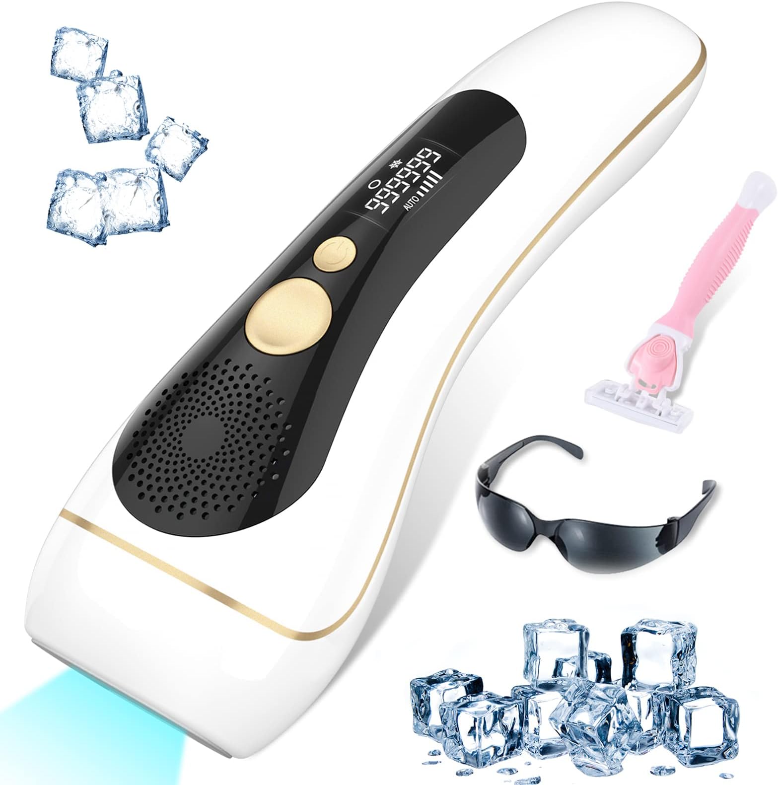 Amazon.com: Laser Hair Removal,Painless At-Home IPL Hair Removal for ...