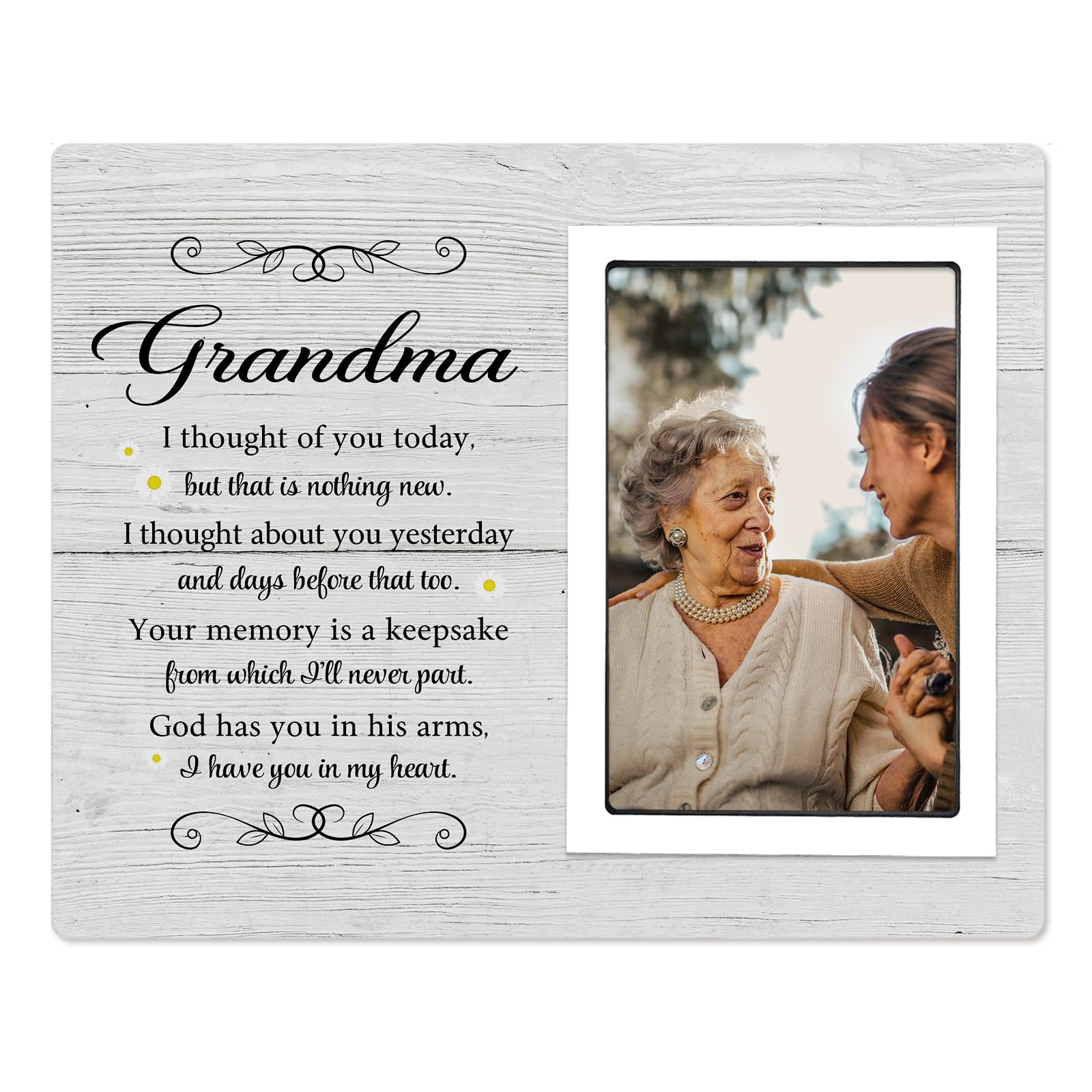 Amazon.com - Grandma Memorial Picture Frames, Memorial Gifts for Loss ...