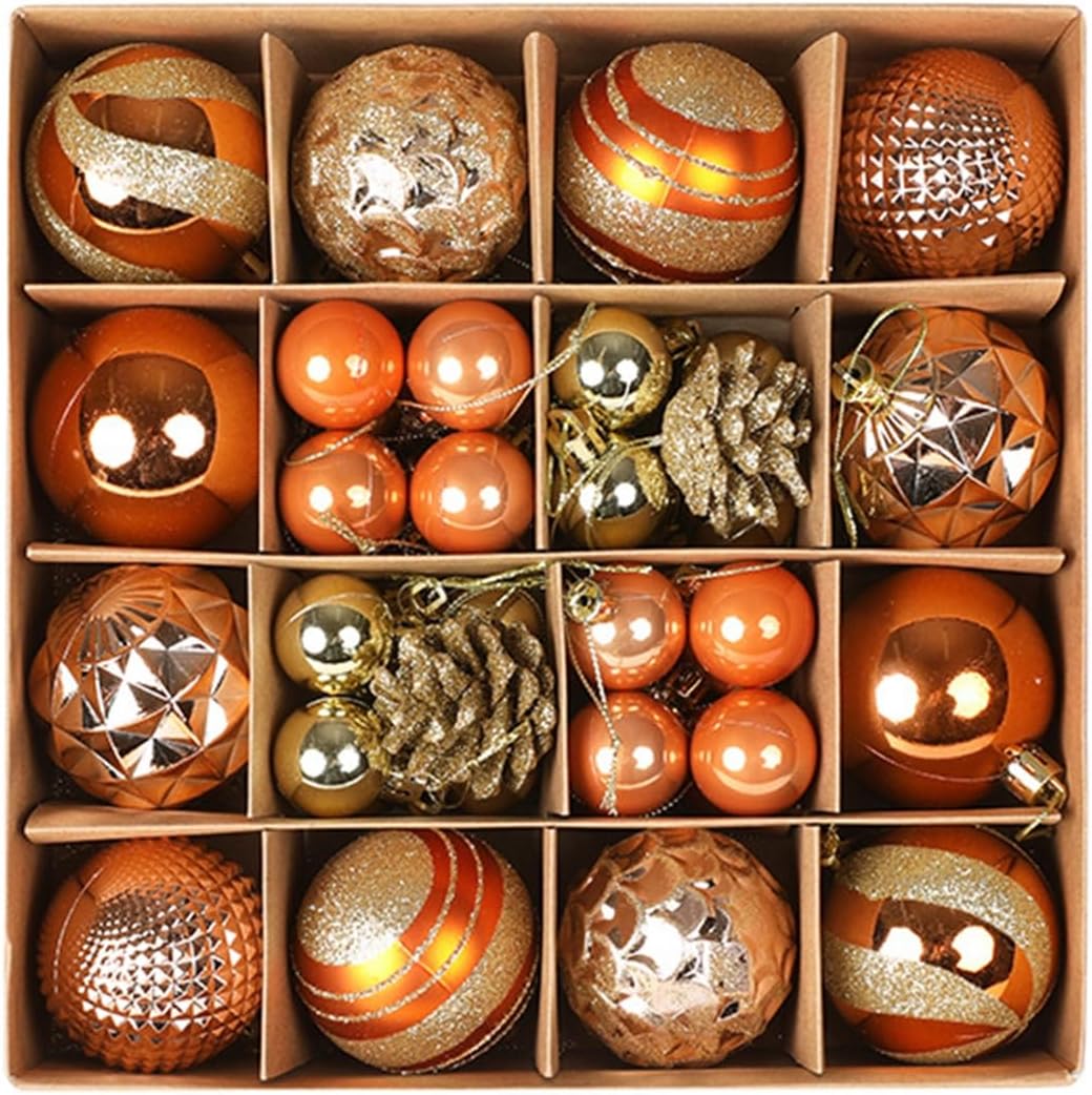 Christmas Baubles for Tree Decorations, Shatter-Free Shiny Ornaments ...