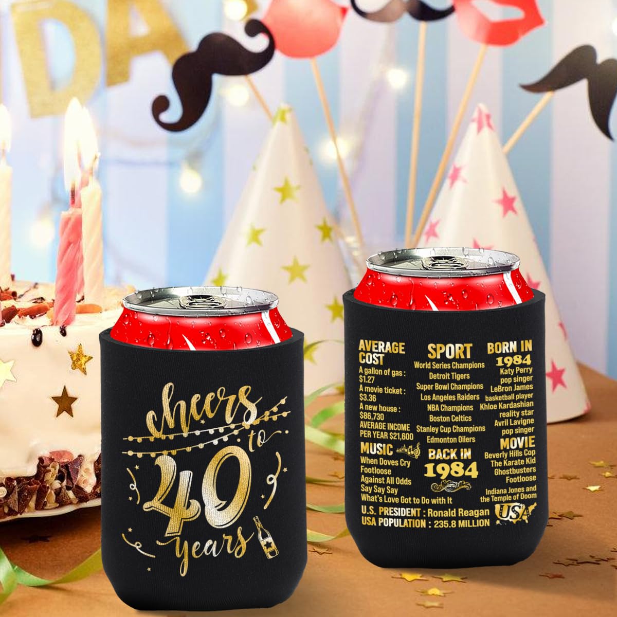 Snapklik.com : Jettryran 40th Birthday Decorations For Men Women Forty ...