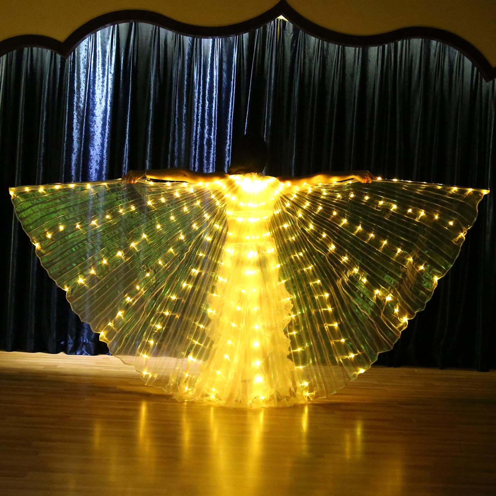 Snapklik.com : Ragyzity LED Isis Wings, Led Lights Belly Dance Isis ...