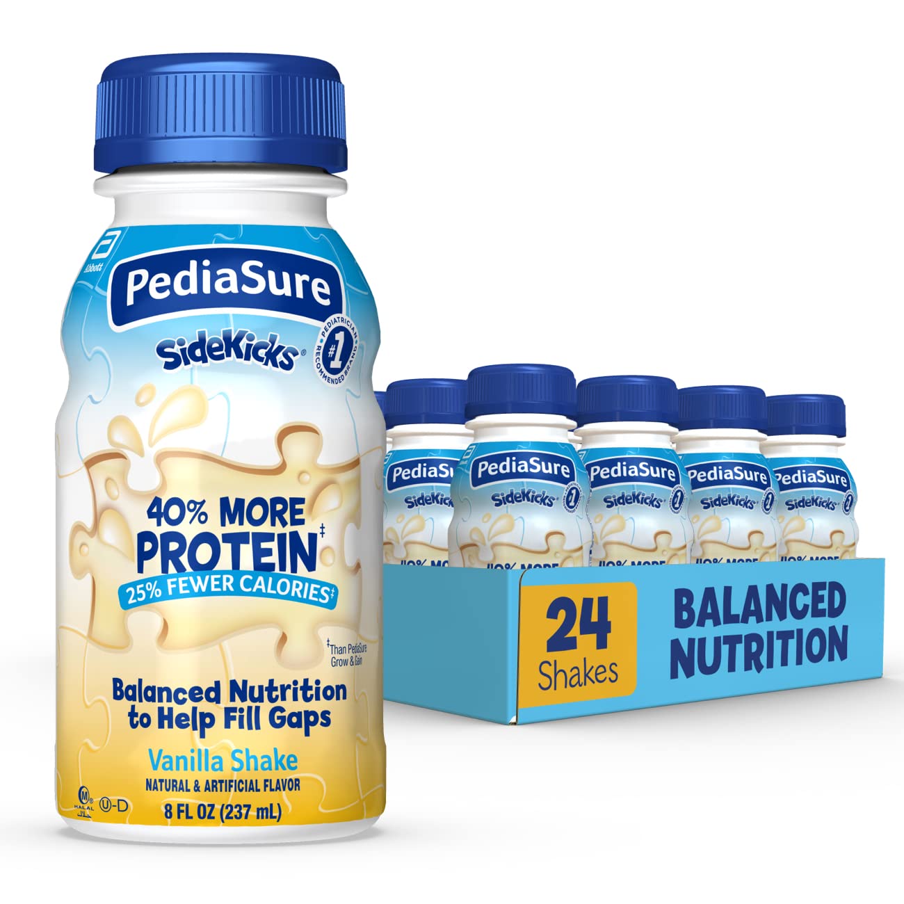 Amazon.com: PediaSure SideKicks, High Protein Nutrition Shake for Kids ...