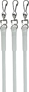 Amazon.com: 3 Pack - Metal Drapery Universal Wand Replacement - Swivel ...