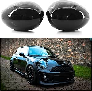 VISLONE Side Mirror Cover Set L+R Pair Door Wing Mirror Cover Casing ...