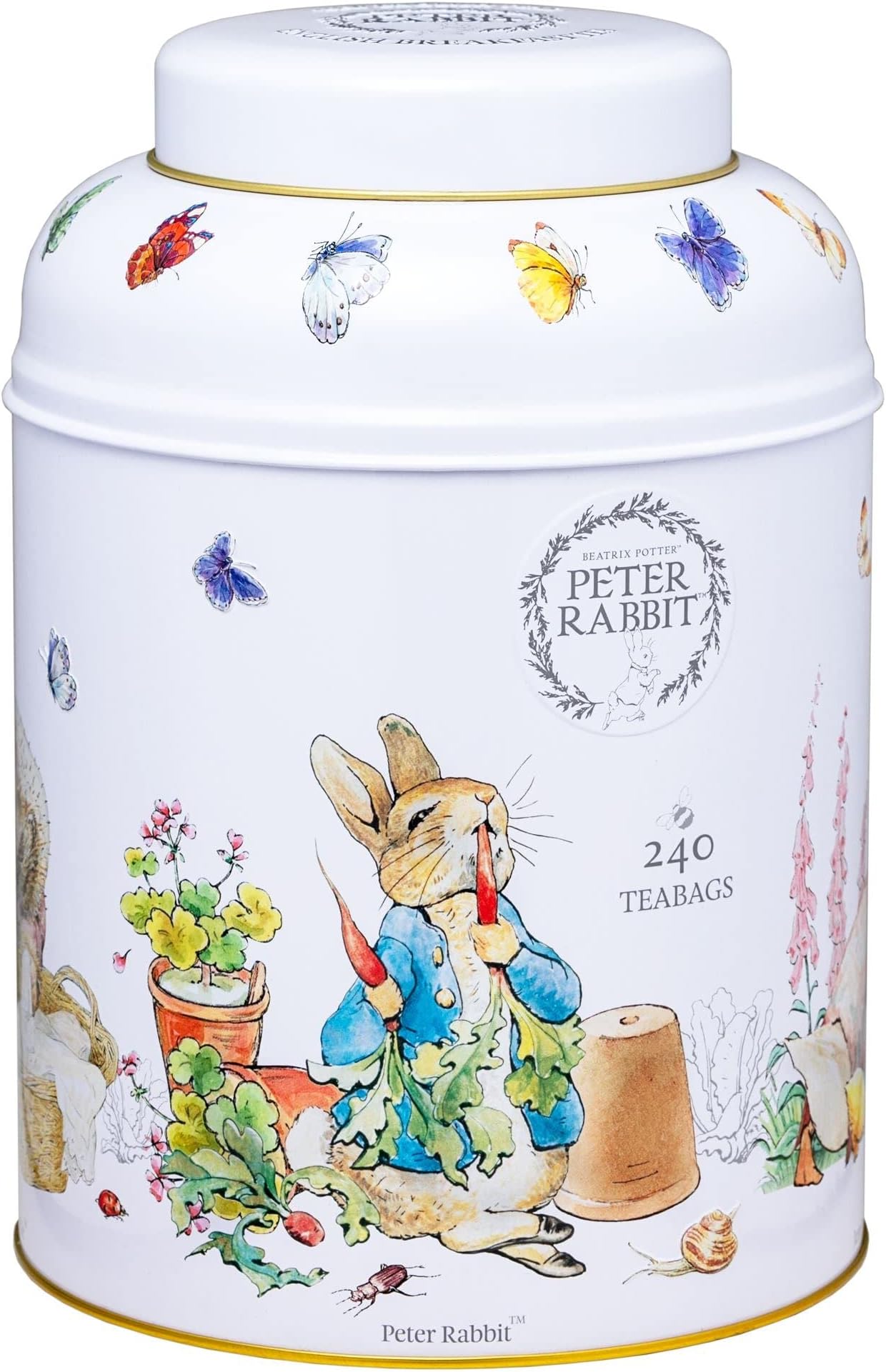 Amazon.com : New English Teas Beatrix Potter Peter Rabbit Tea Caddy ...