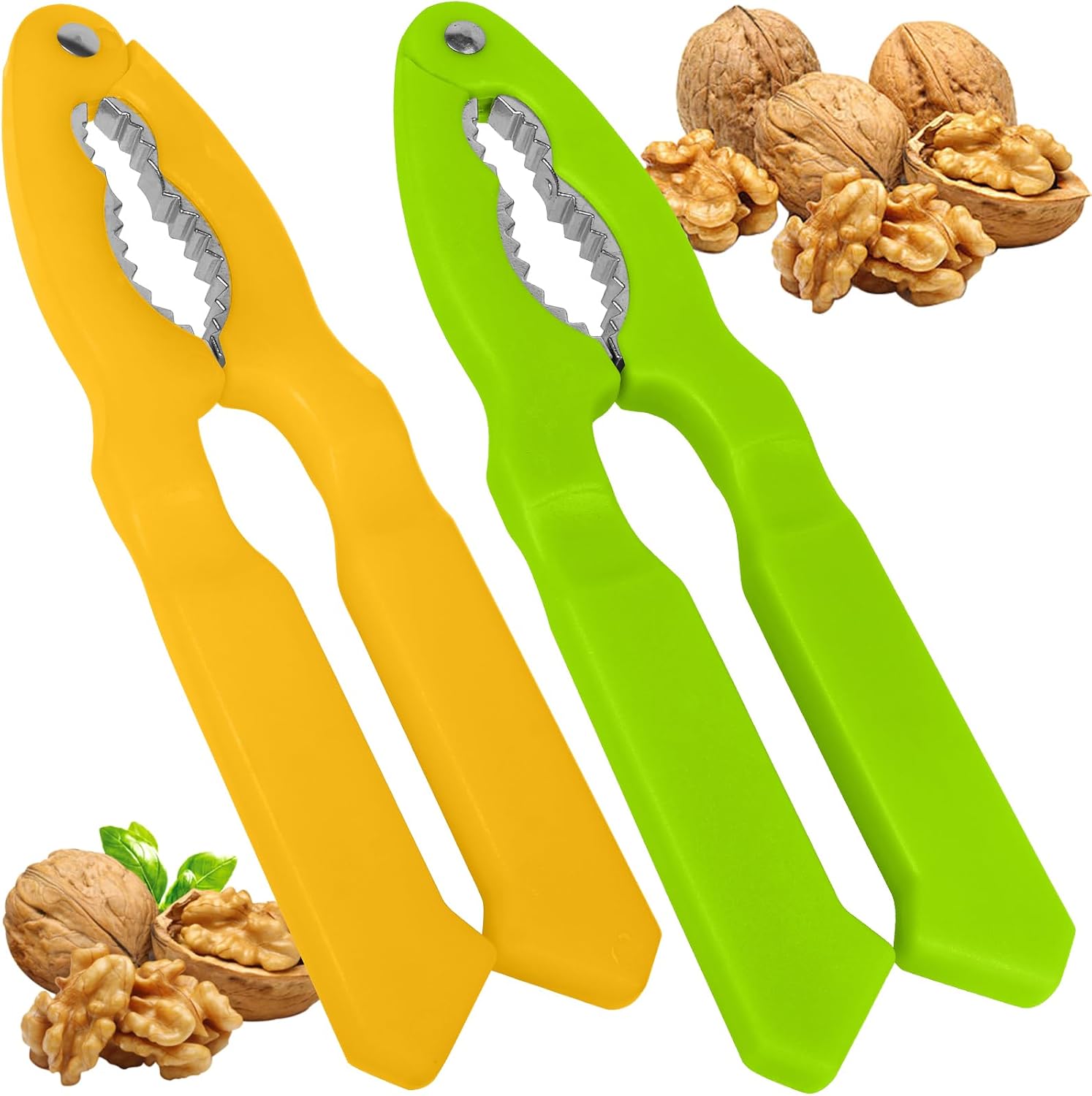 Amazon.com: 2 Packs Nut Cracker Tool Walnut Cracker Handy Nut Crackers ...