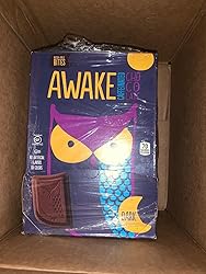 Amazon.com : Awake Caffeinated Chocolate Energy Bar, Caramel Chocolate ...