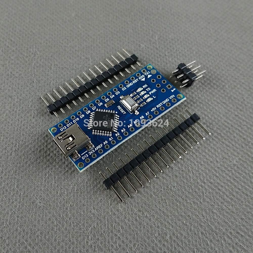 Amazon.com: Tonglura 2pcs/lot Nano Atmega168 Controller Compatible for arduino Nano Atmega168P ...
