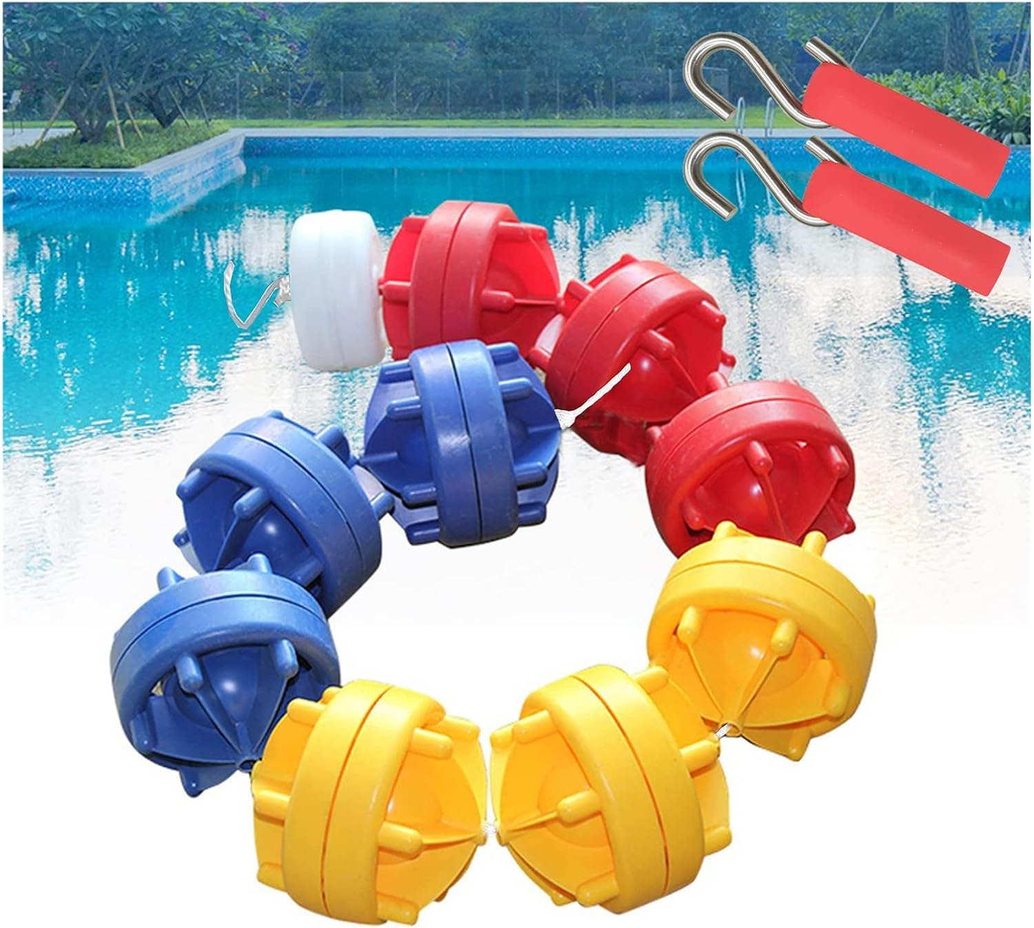 Amazon.com: 1-20 m Long Safety Divider Rope for Waterways/Shallows ...