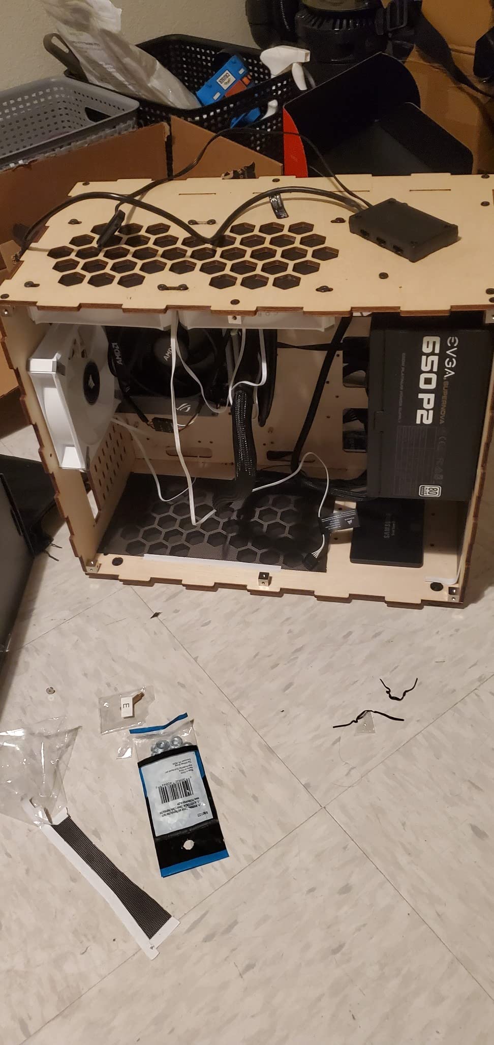 $12/mo - Finance CYBERWOOD Micro ATX Case,Mini Tower Computer Case ...