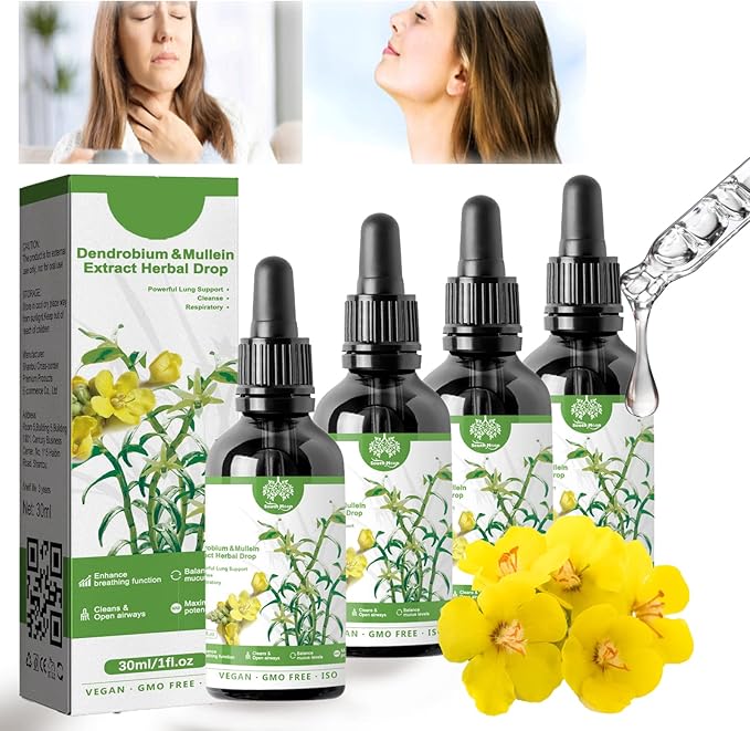 Amazon.com: AAVBO Clearbreath Dendrobium & Mullein Extract,Mullein Leaf ...