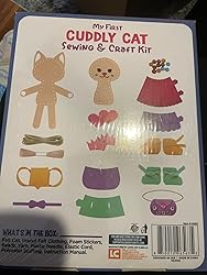 Amazon.com: Cat Sewing Arts and Craft Kit for Girls Ages 6-12 : Toys ...