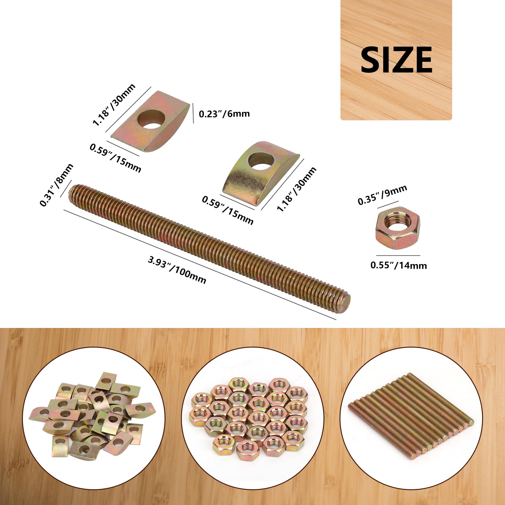 Snapklik.com : Countertop Connector,Furniture Fastening Connectors ...