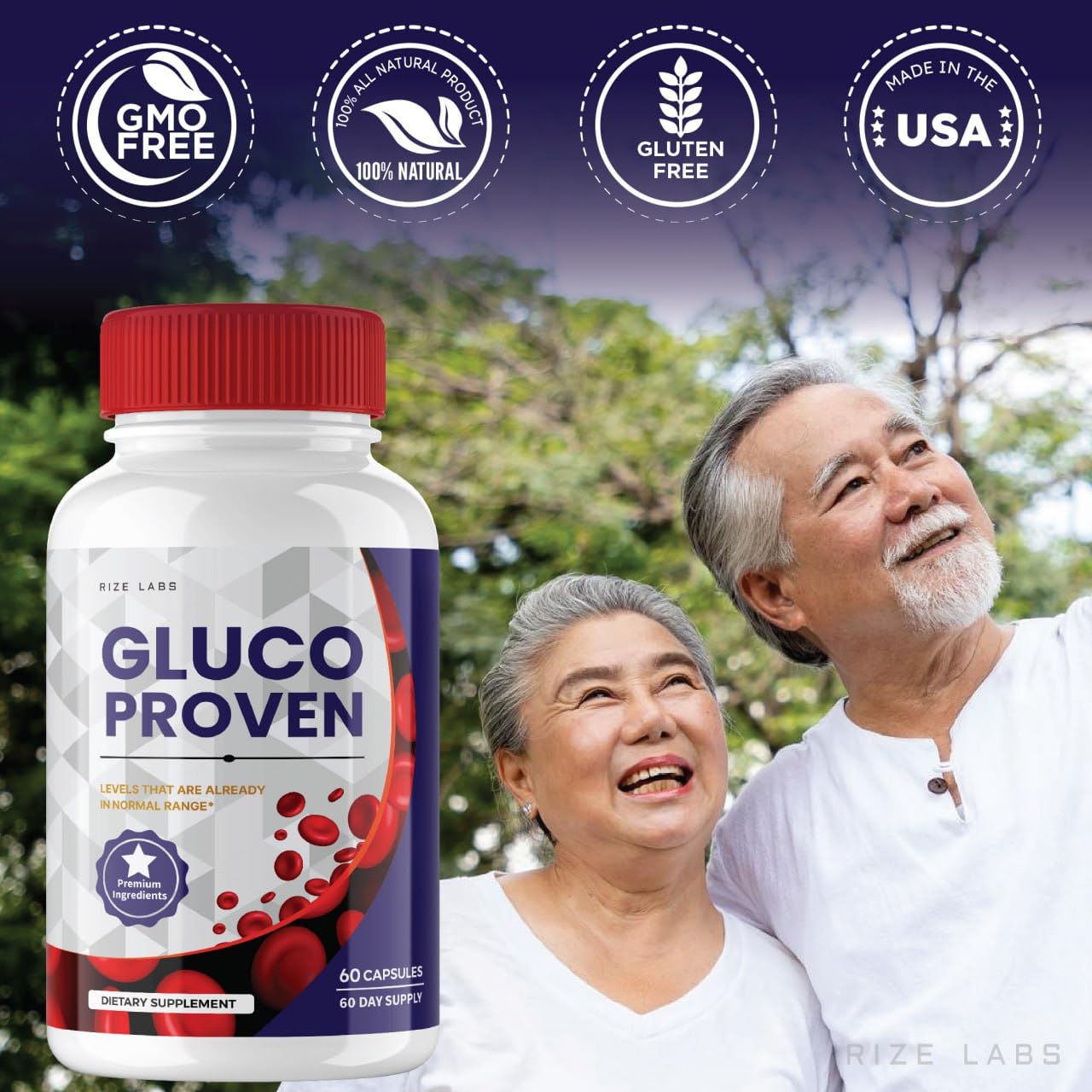 Cápsulas Gluco Proven – Suplemento Avançado com 120 Cápsulas de Fórmula ...