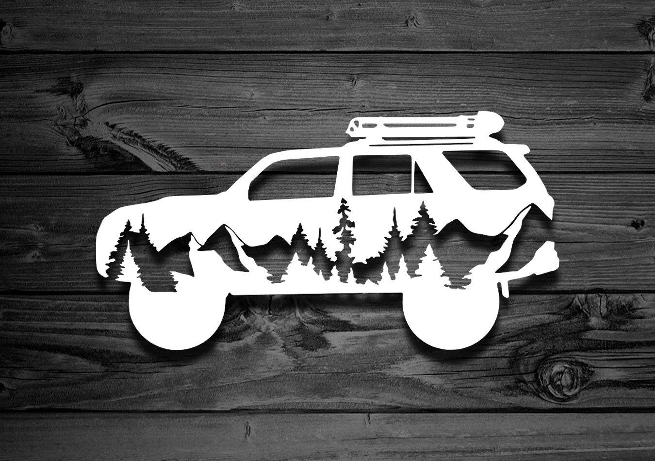 Buy ain 4Runner Vinyl Decal for Toyotas, Explorer Decal, ain Stickers ...