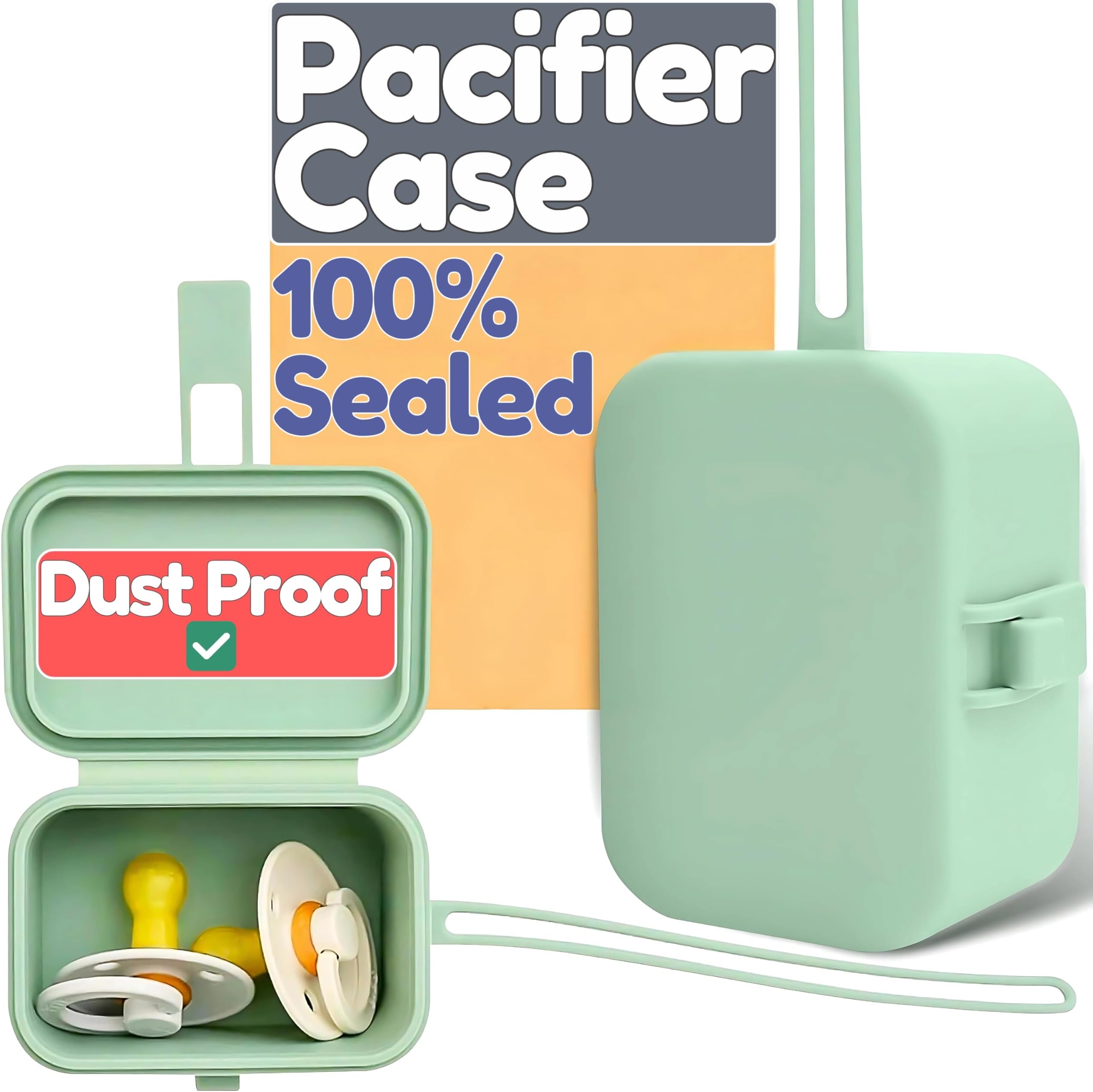 Amazon.com : Qualirey Portable Pacifier Disinfection, Mini UV Light ...