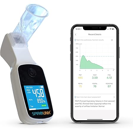 Amazon.com: MIR Smart ONE | Personal Pocket Spirometer | Peak Flow (PEF ...