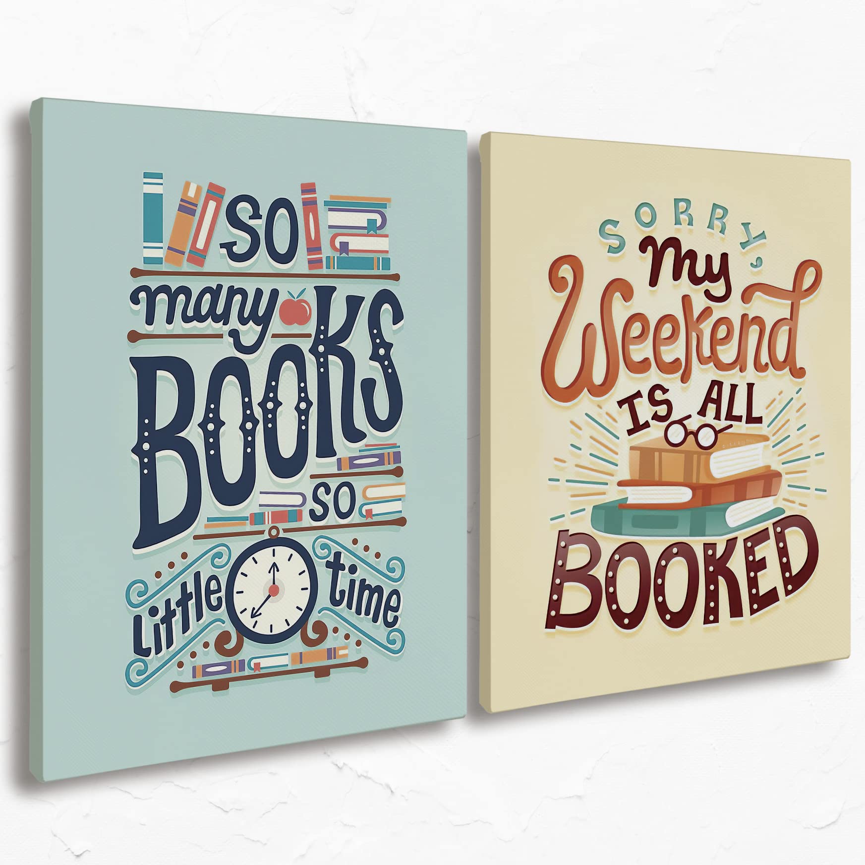 Reading Art Canvas