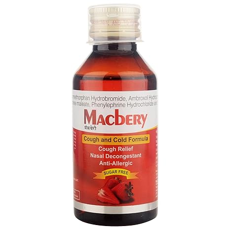 Macbery -Bottle of 100 ml Cough and Cold Syrup : Amazon.in: Fashion