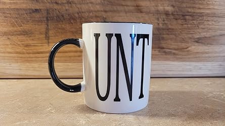 Amazon.com: 11 ounce UNT with black handle Coffee Mug - Custom Coffee ...
