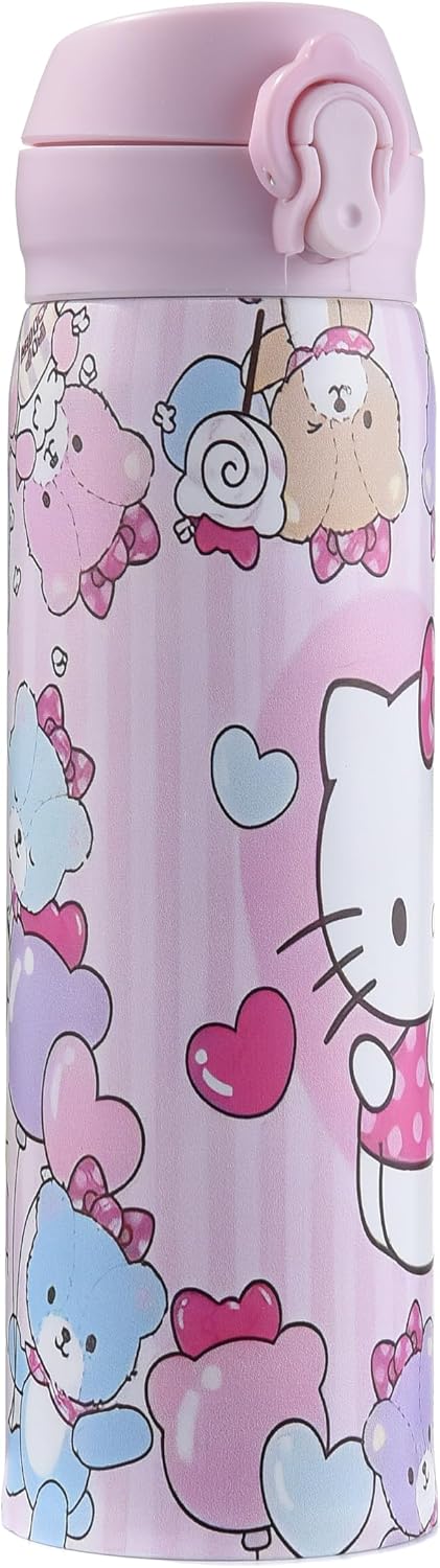 Amazon.com: hengshou Kawaii Water Bottle, Reusable Water Bottle for ...
