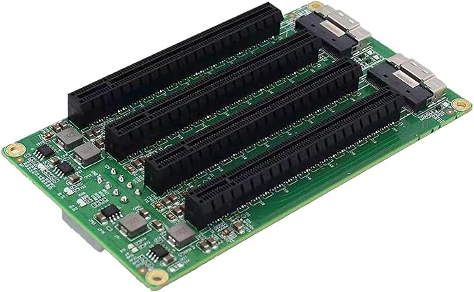 Amazon.com: YIBAISI 4Ports SFF-8654 8i to PCIe x16 Slot Adapters PCIe ...