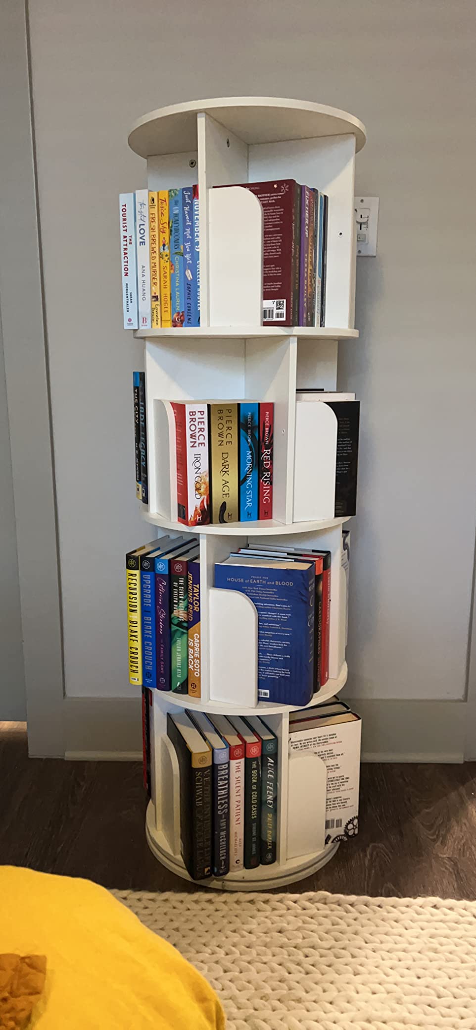 $27/mo - Finance Aheaplus Rotating Bookshelf, 360 Display Corner ...