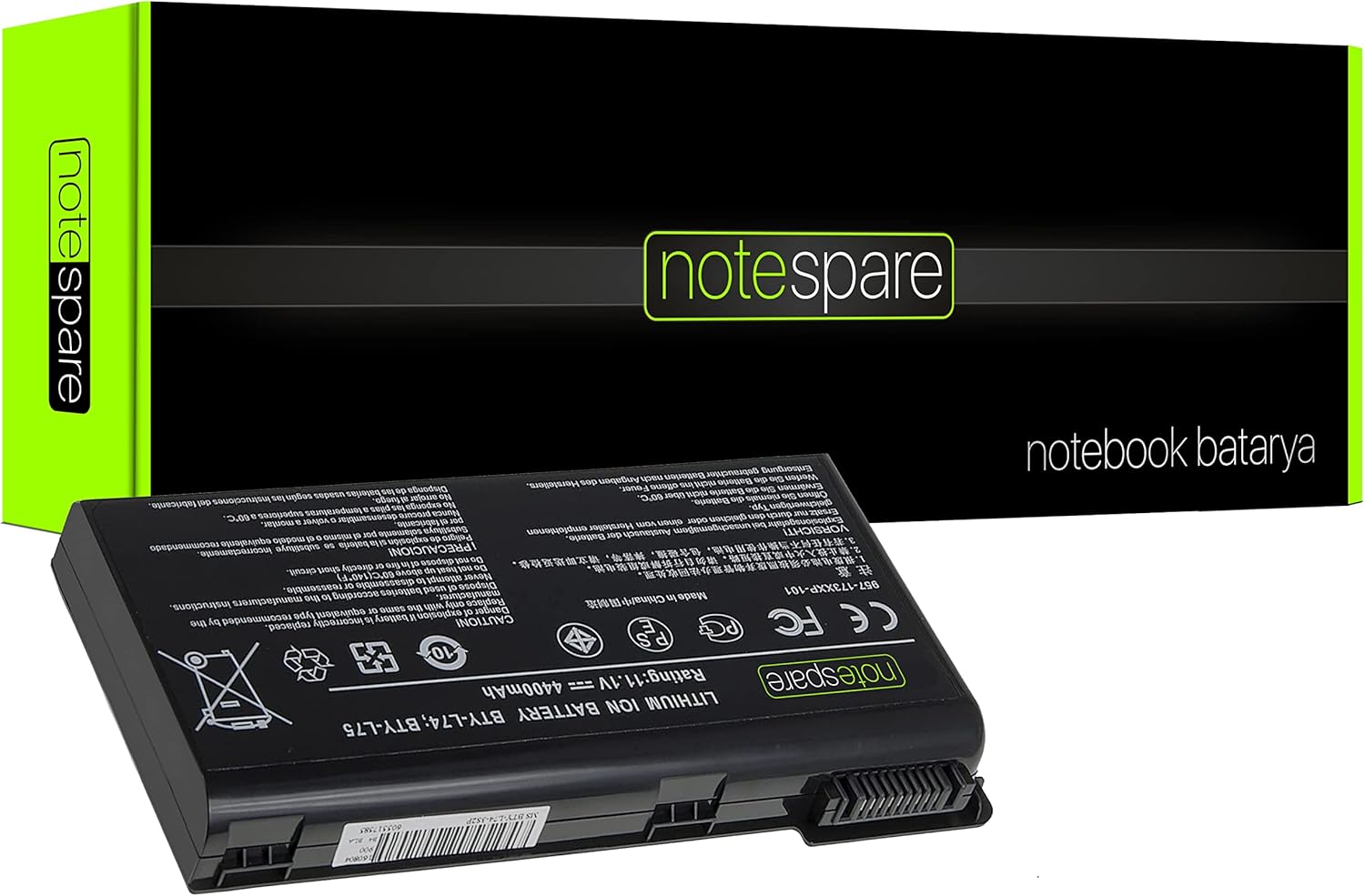 Exper Karizma MS-168, MS-1681, MS-1682 Uyumlu Laptop Batarya Pil ...