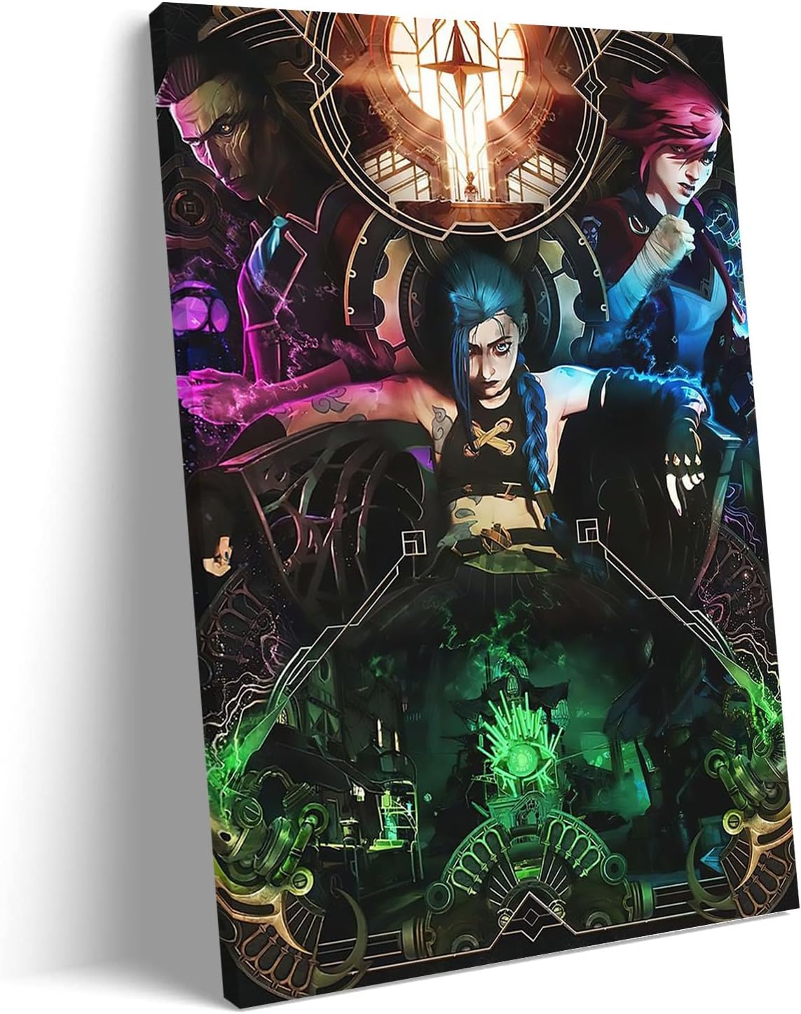 Amazon.com: LLY Dry Anime Poster Jinx Canvas X Wall Art Print Poster ...