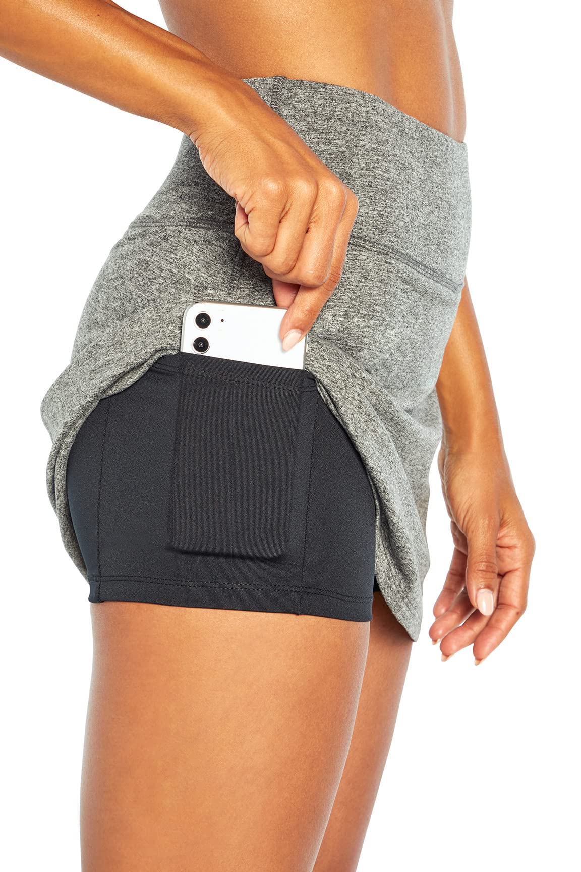 Snapklik.com : Zobha Womens Peri High Rise Pocket Skort