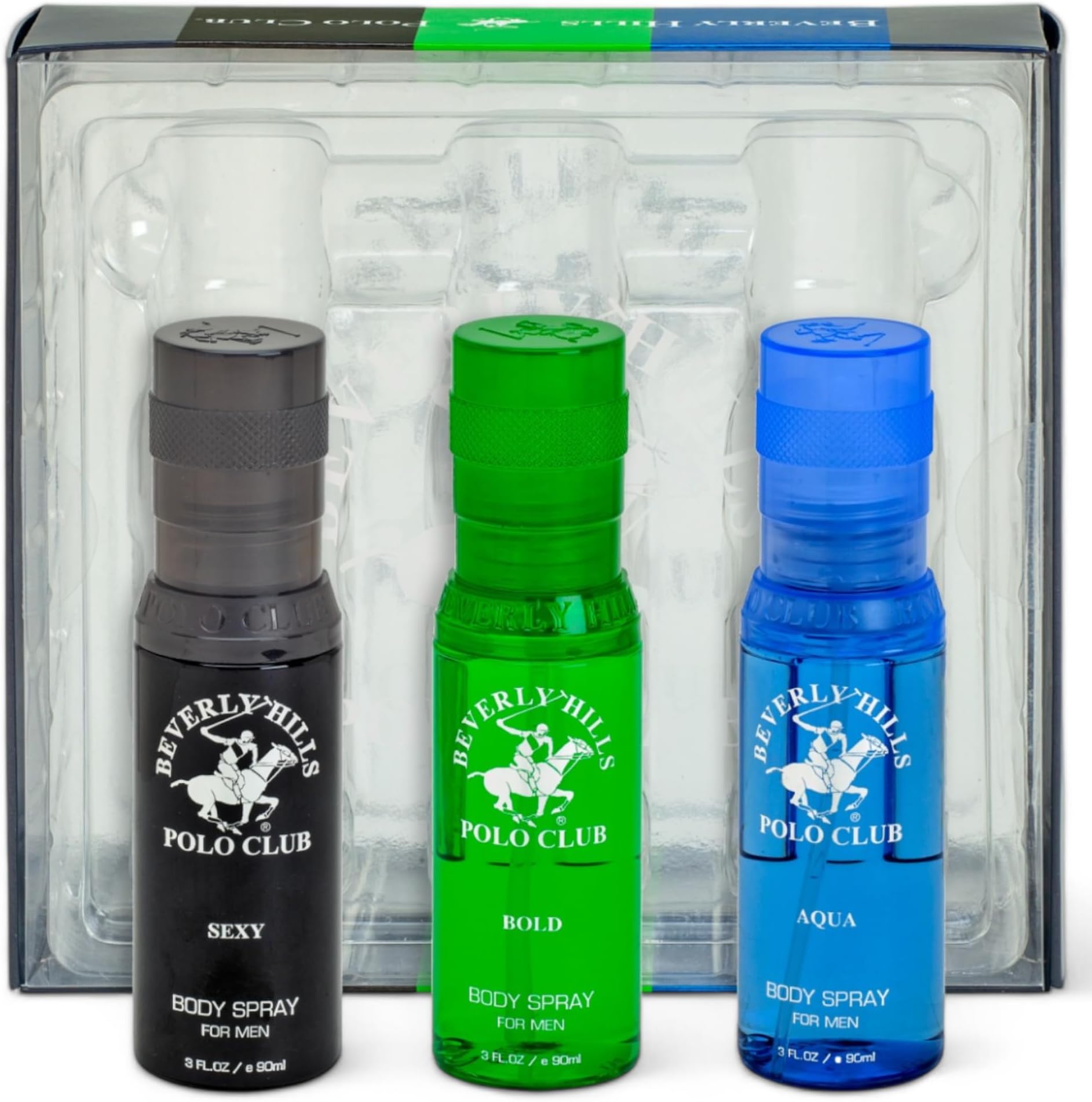 Amazon.com : Beverly Hills Polo Club Men's Body Spray Collection Gift ...