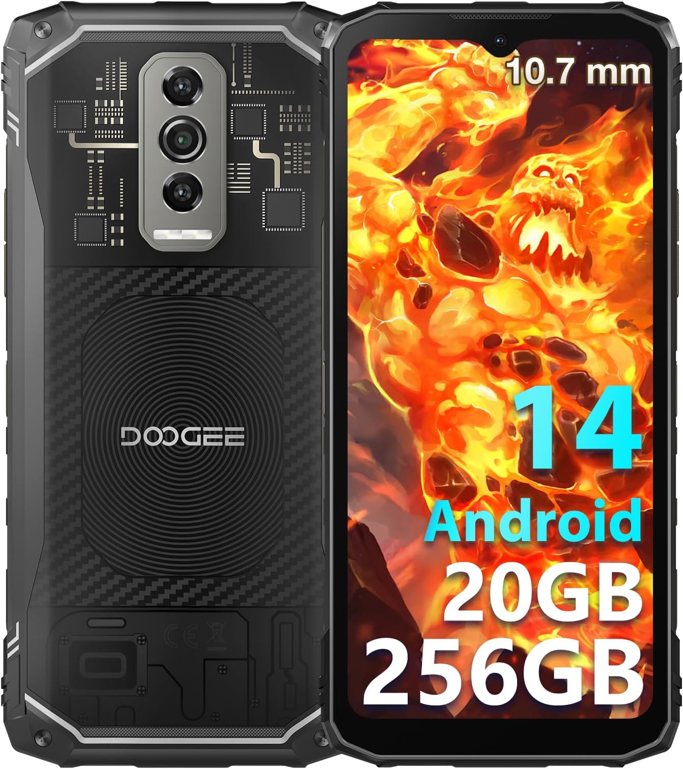 Amazon.com: DOOGEE S60 Lite Unlocked Rugged Smartphones, 4G Rugged Cell ...
