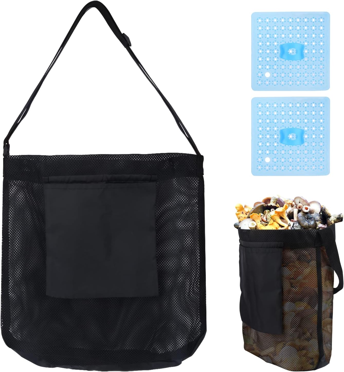 Amazon.com : Mushroom Hunting Bag with Pocket, Durable Mesh Mushroom ...