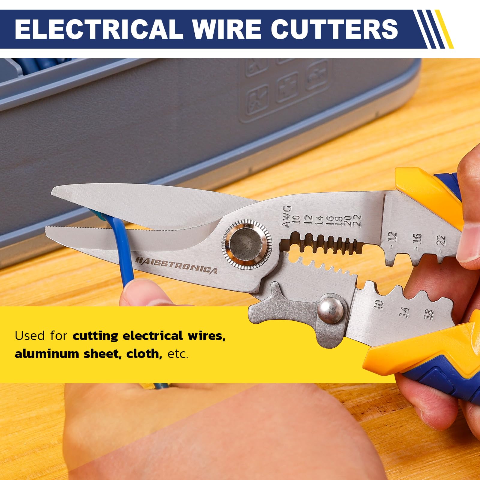 Snapklik.com : Haisstronica Wire Stripper Tool-Versatile Stainless ...