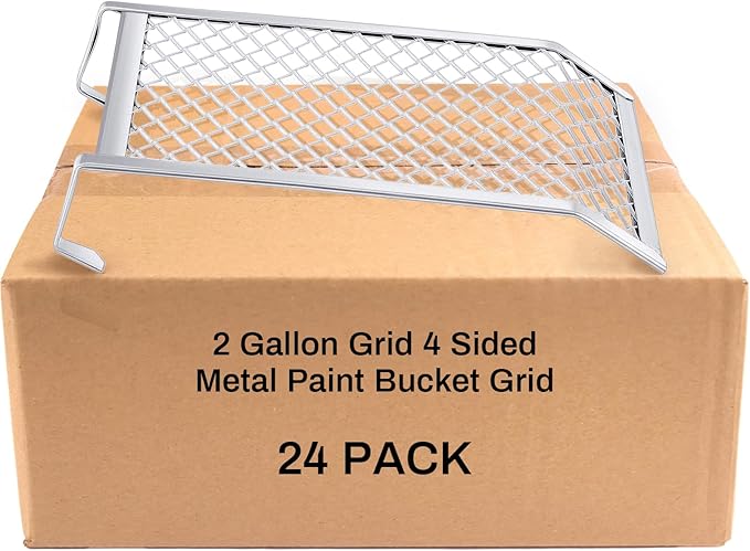 Amazon.com: Landhoow 24 Pcs Paint Roller Grid for 2 Gallon Buckets ...