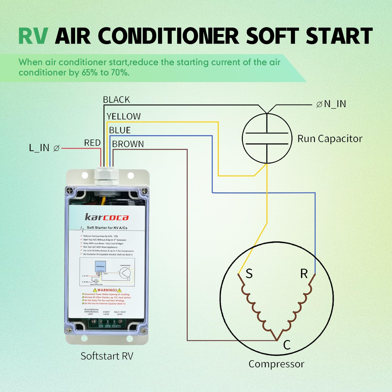Snapklik.com : KARCOCA Soft Start For RV Air Conditioner,Air ...
