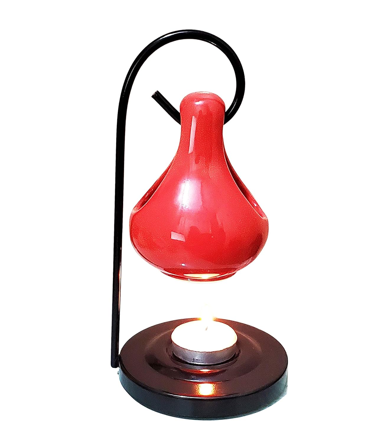 Pure Source India Ceramic Aroma Oil Diffuser Hanging, Red : Amazon.in ...