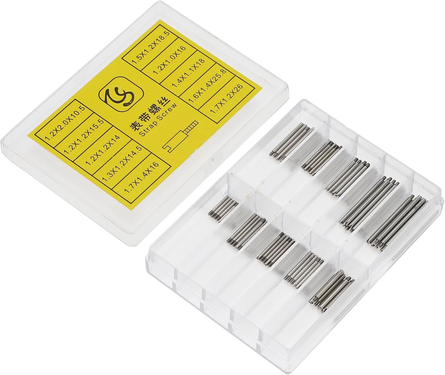 Amazon.com: VOCOSTE 100pcs Strap Screws, Watch Band Link Pins Kit ...