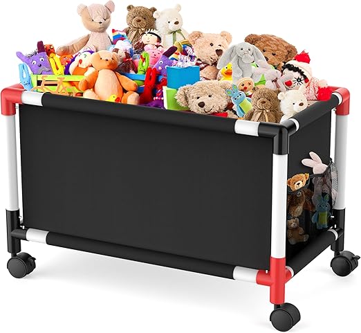 Amazon.com: Mabahoo Extra Large Toy Box, Kids Storage Organizers with ...