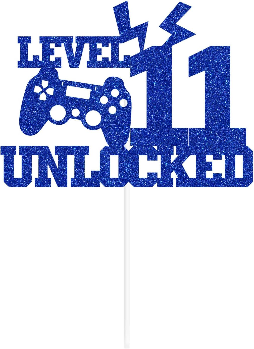 Amazon.com: Level 11 Unlocked Cake Topper - Bro I'm 11/ Hello 11 - Boys ...