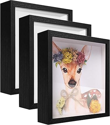 Amazon.com - JJWLWEI 12x17 Extra Deep Shadow Box, Large Shadow Boxes ...